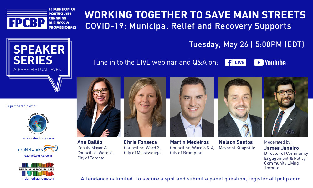 Federation of Portuguese Canadian Business and Professionals – Virtual Speakers Series | ward3
